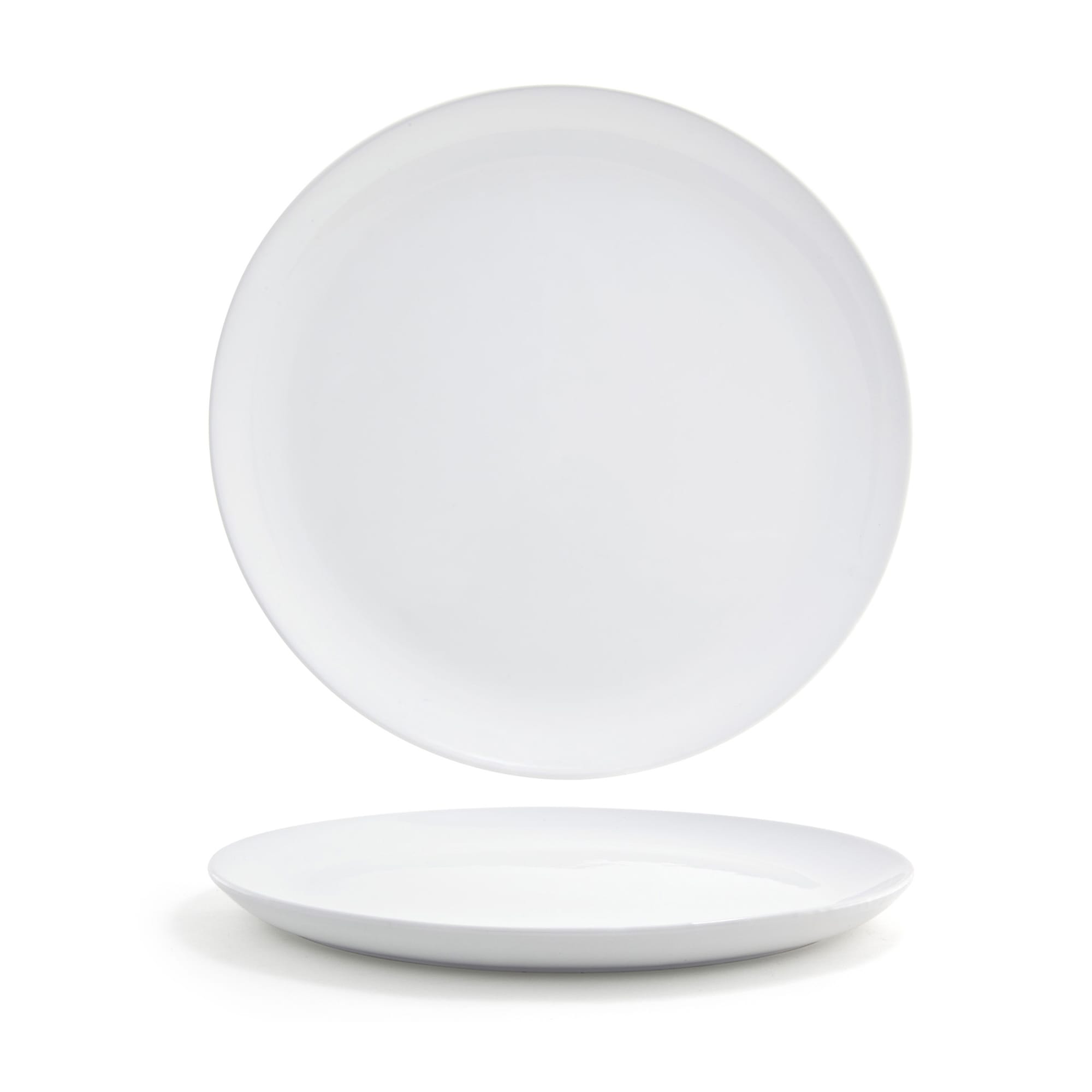 Front of the House BPT033WHP20 15" Round Harmony™ Platter - Porcelain ...