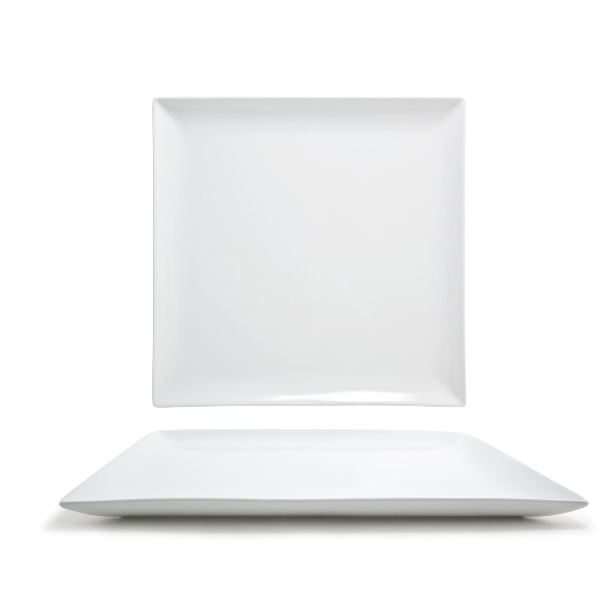 Front of the House BPT034WHP20 15" Square Mod® Platter - Porcelain, White