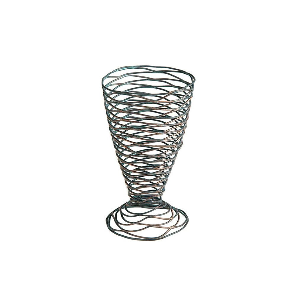 Front of the House TCS008PTI23 4" Round Iron Cone Basket - 7"H, Iron ...