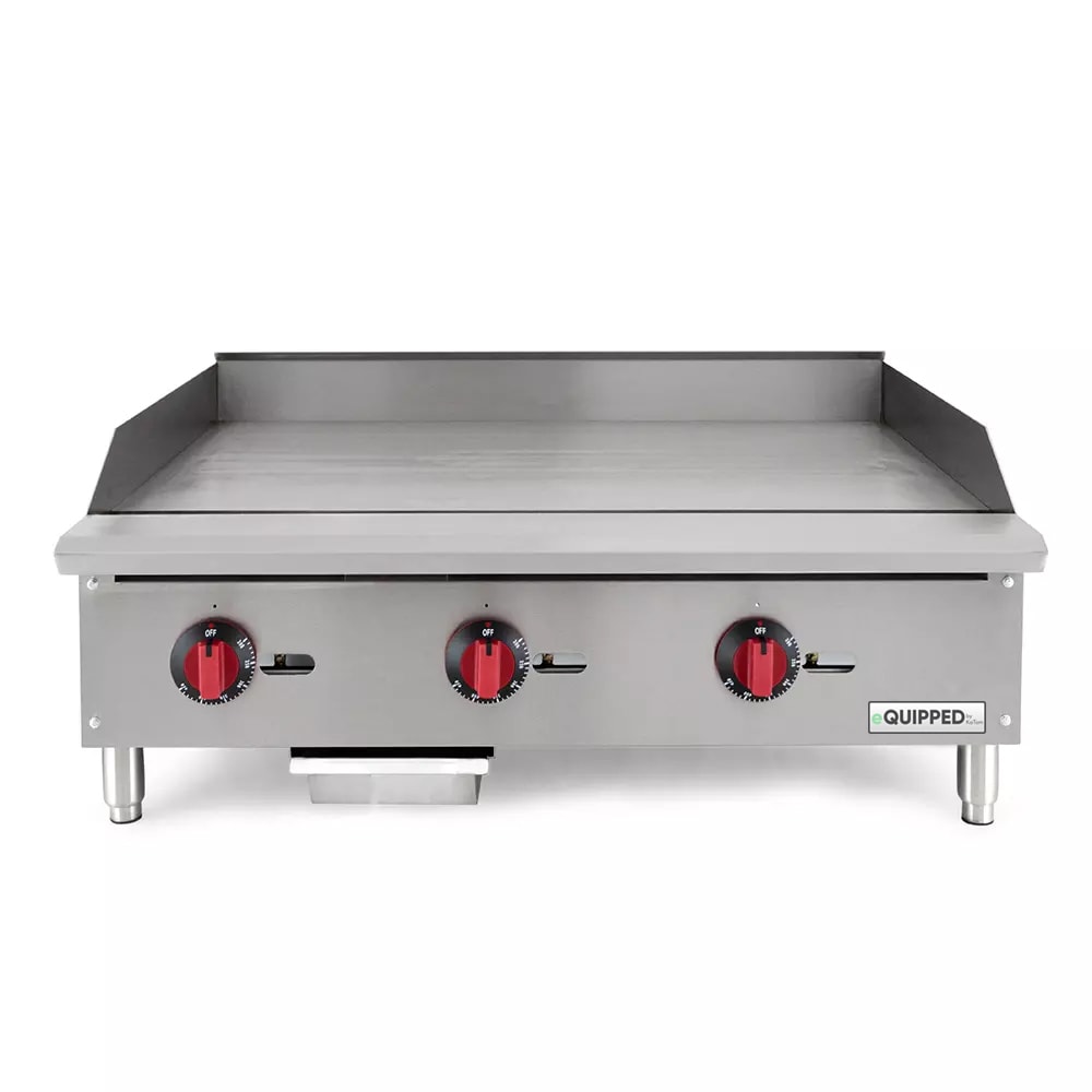 eQuipped GR36-T 36" Gas Griddle - Thermostatic, 3/4" Steel Plate, NG