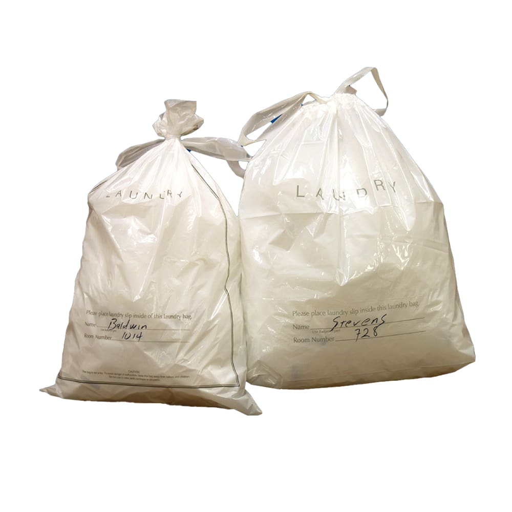 LK Packaging TPS-690-003 Hotel Laundry Bag w/ Tear Tie Closure - 14" x ...
