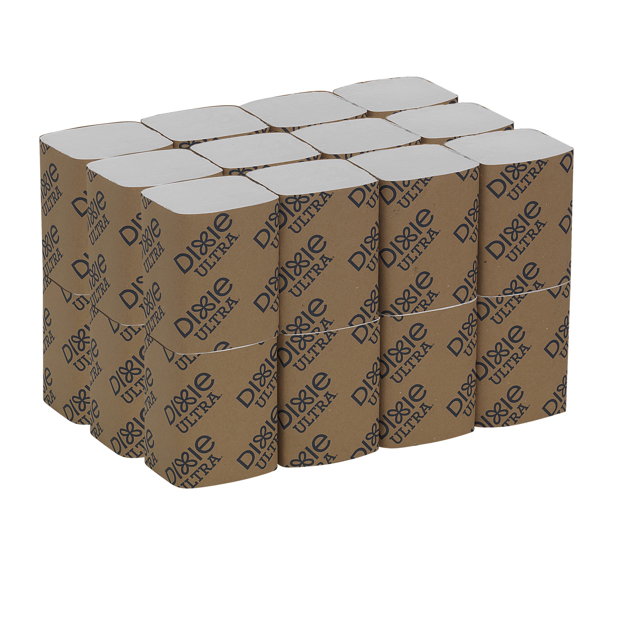 Georgia-Pacific FJ32006 2-ply Dixie Ultra Dispenser Napkins - Embossed ...