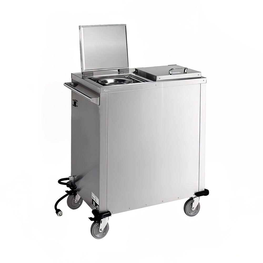 Alluserv CBH2 Mobile Heated Wax Base Dispenser w/ (2) Silos, Stainless ...