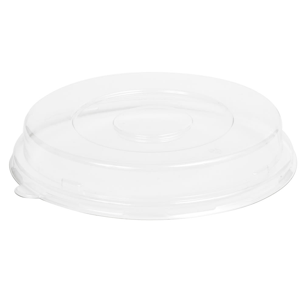 Fineline 42RBL 8" Round Disposable Dome Lid for Round Bowls - PETE ...