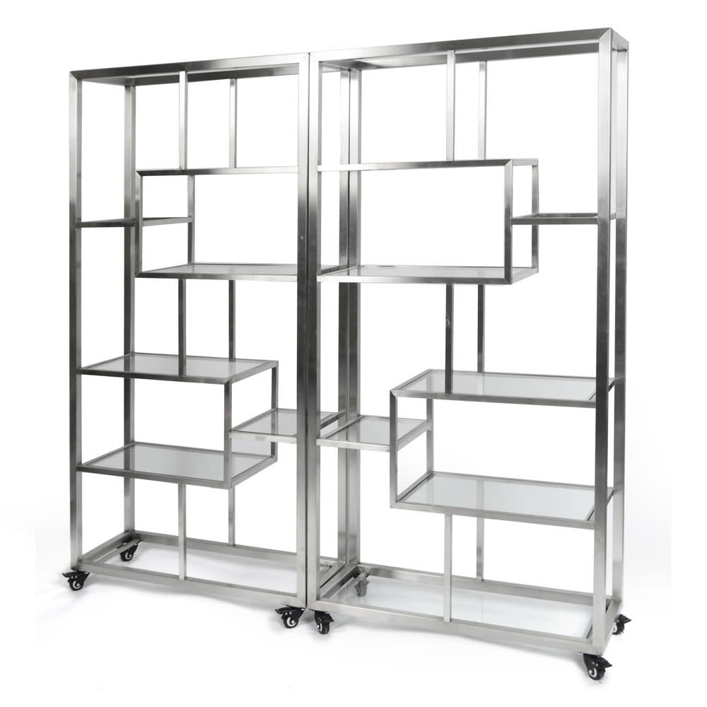 Eastern Tabletop AC1760 Mobile Buffet Display Tower w/ (7) Shelves - 71 ...
