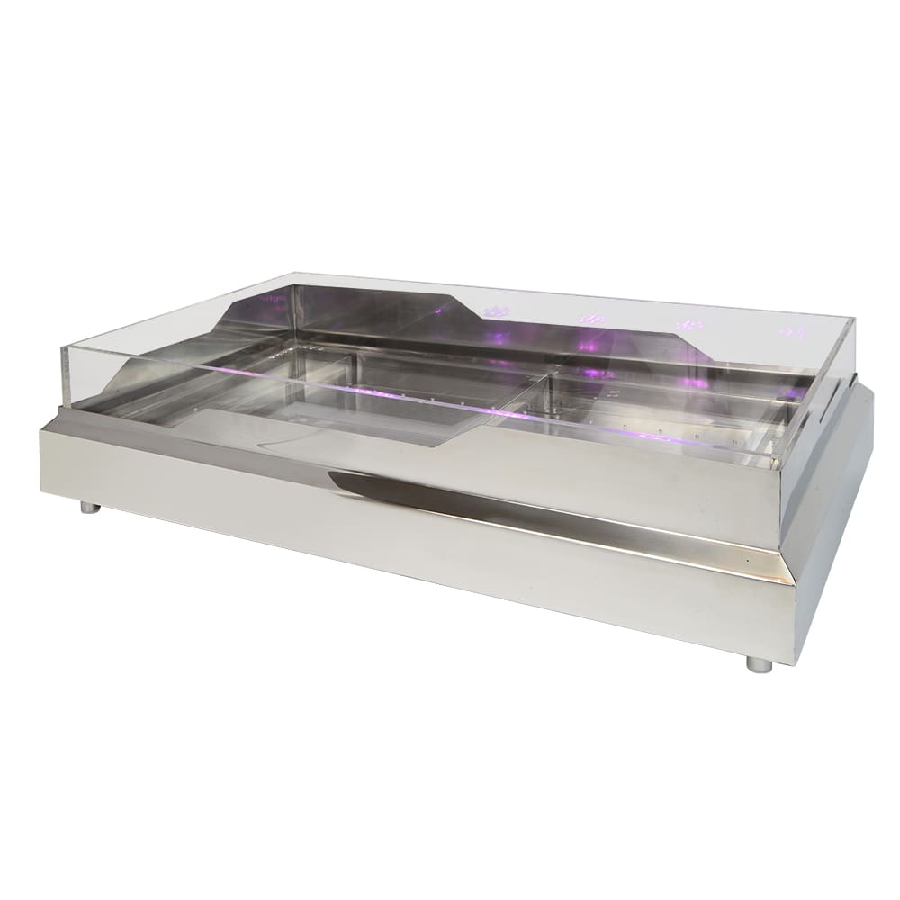 Eastern Tabletop RB-3620 20 3/4" Cold Food Bar - Table Top, Stainless Steel