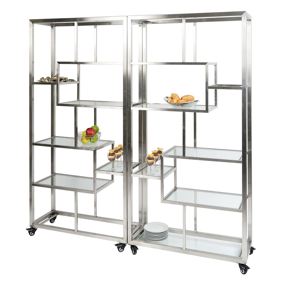 Eastern Tabletop ST1760 Mobile Buffet Display Tower w/ (7) Shelves - 71 ...