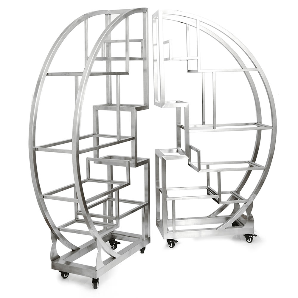 Eastern Tabletop ST1790 Mobile Buffet Display Tower w/ (7) Levels - 72 ...