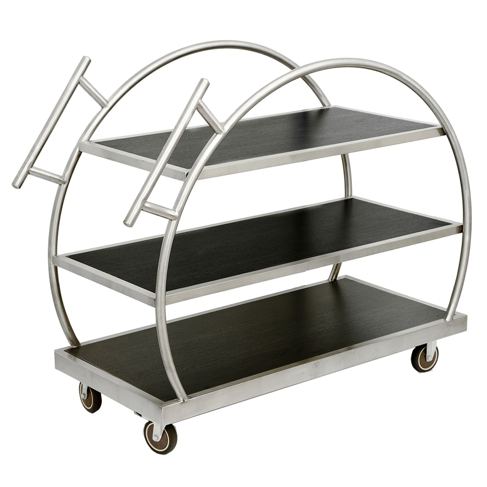 Eastern Tabletop WT6839 44" Beverage Service Cart w/ (3) Levels ...