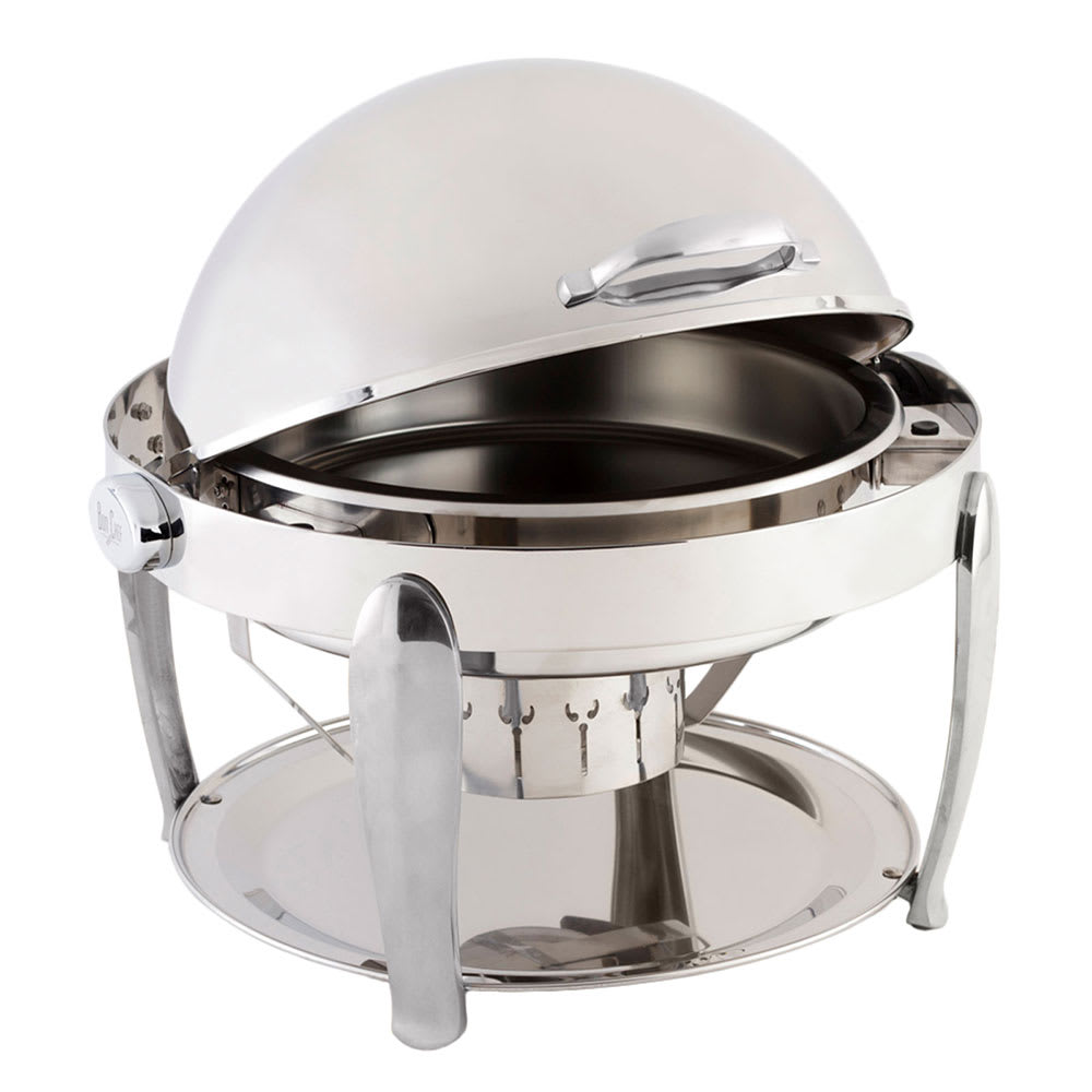 Bon Chef 10001CH Round Chafer w/ Roll-Top Lid & Chafing Fuel Heat
