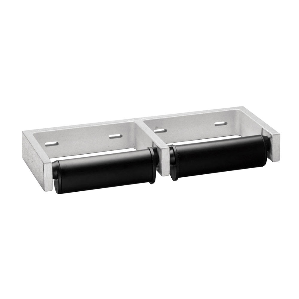 Bobrick B-27460 Surface Mounted Open Spindle Toilet Tissue Dispenser, 2 ...
