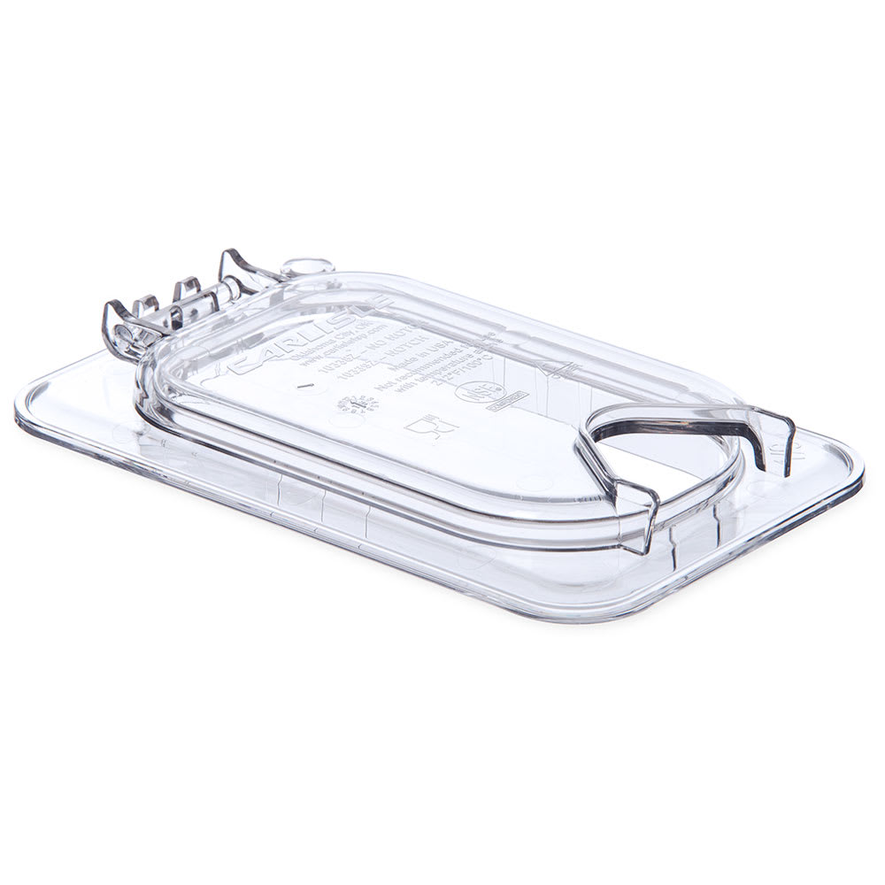 Carlisle Universal Ninth-Size Hinged Food Pan Lid - Notched ...