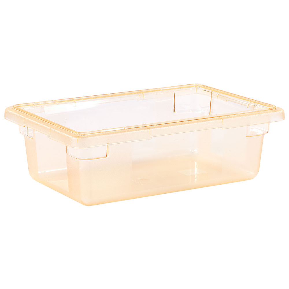 Carlisle 3 1/2 gal Food Storage Box - 18x12x6" Yellow (10611C22)