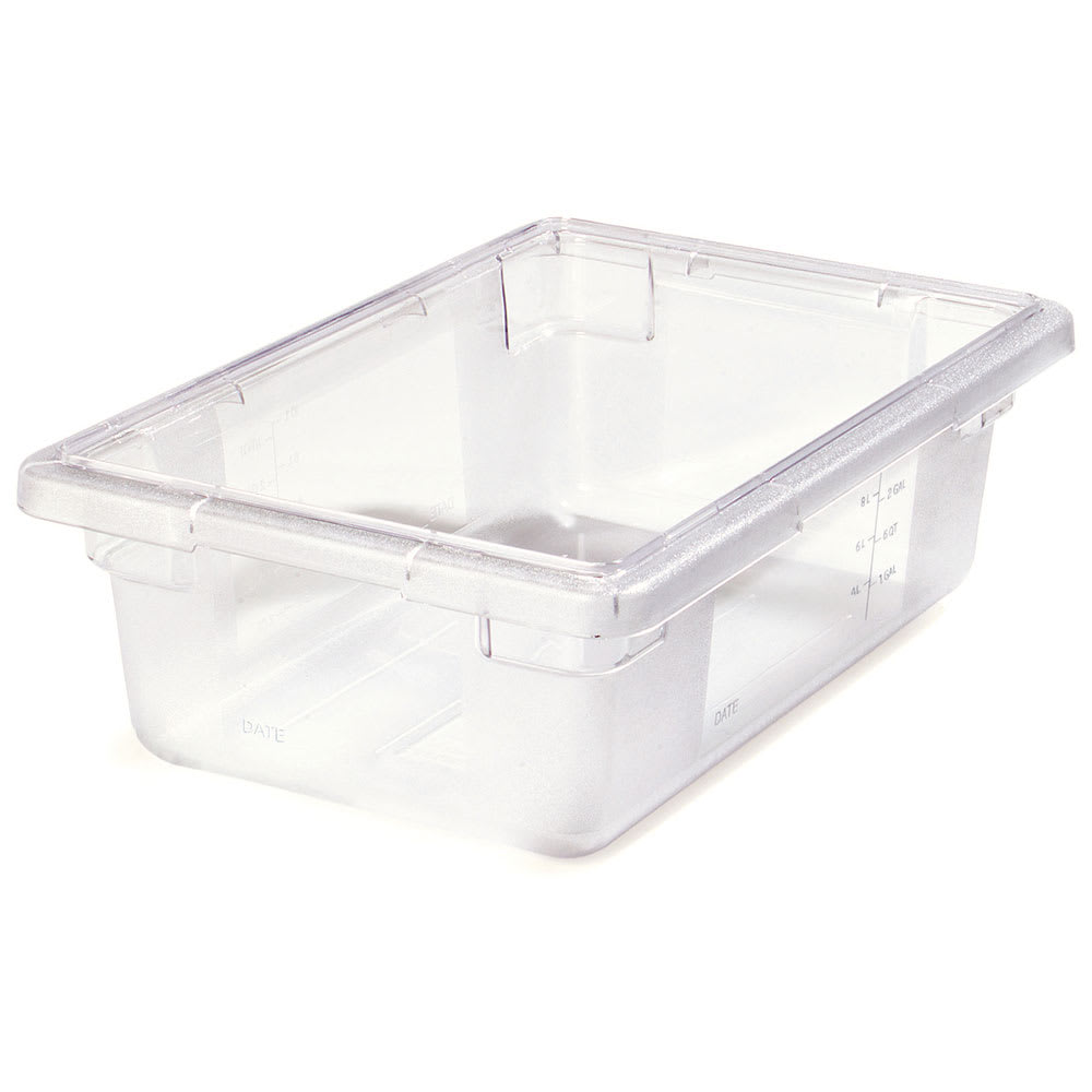 Carlisle 3 1/2 gal Food Storage Box - 18x12x6" Clear (1061107)