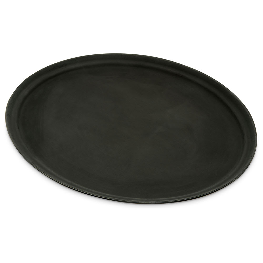 Carlisle Oval Serving Tray - 27 1/16x22 5/16", Fiberglass, Black ...