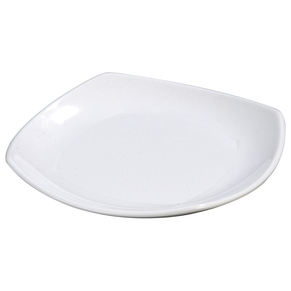Carlisle 7 3/4" Square Melamine Dinner Plate, White (4330802)
