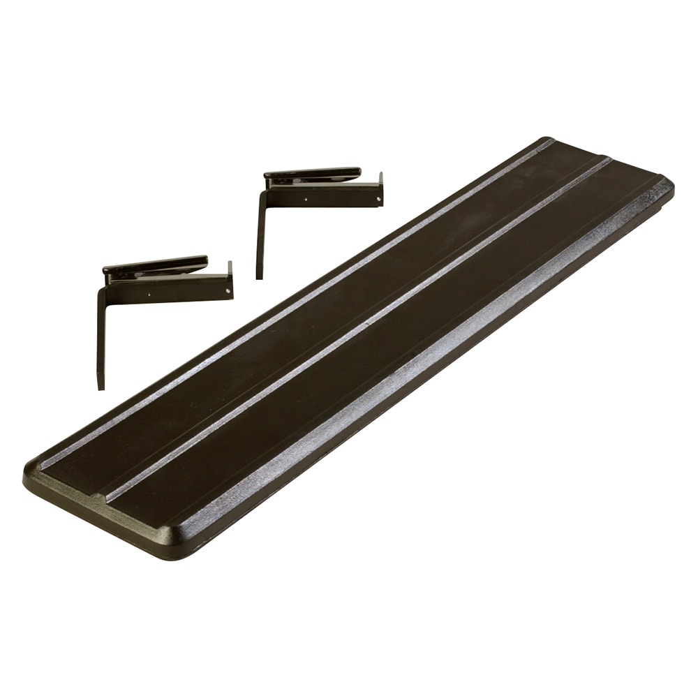 Carlisle Food Bar Tray Slide - 44" x 9" x 2", Polyethylene, Black (662003)