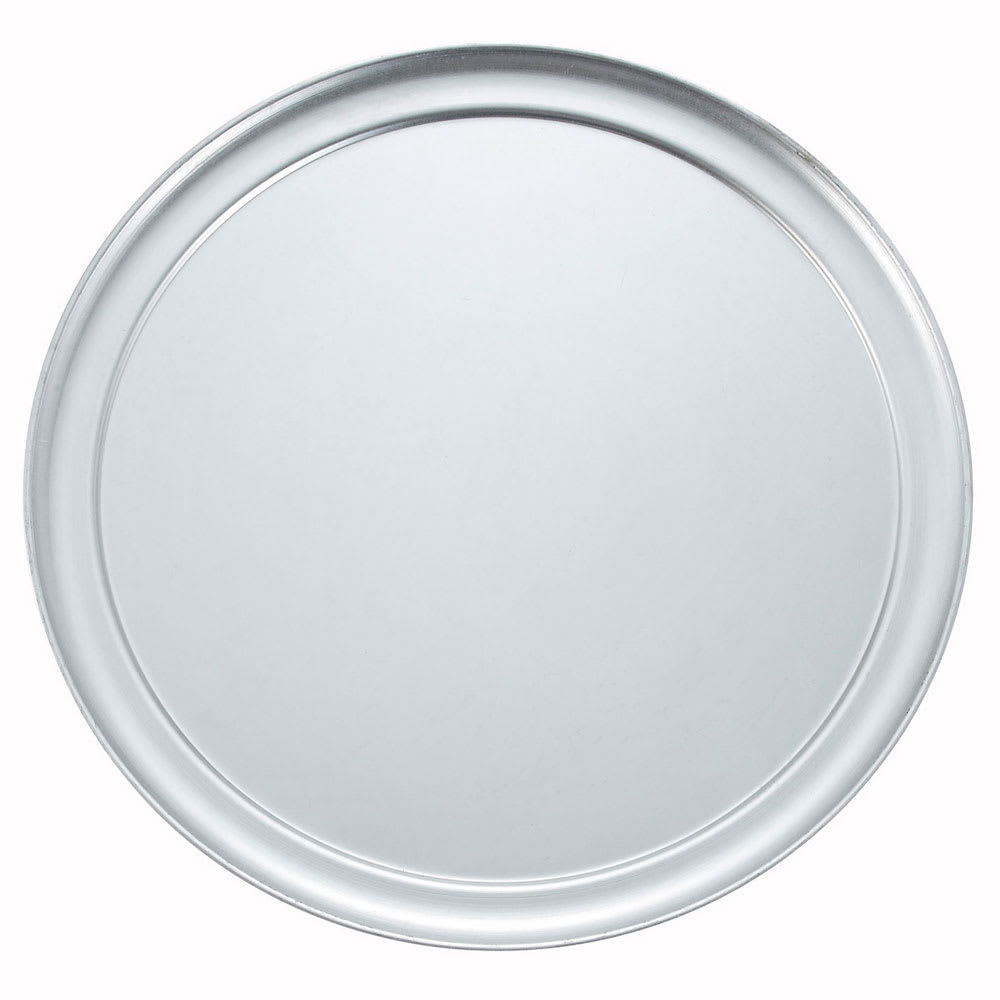 Winco APZT-15 15" Round Wide Rim Pizza Pan, Aluminum