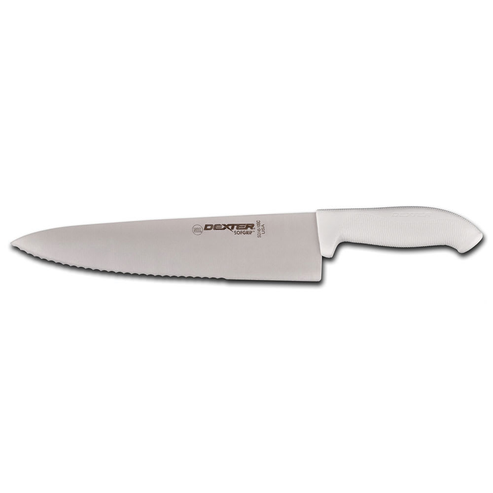 Dexter Russell SG145-10SC-PCP 10" Chef's Knife w/ Soft White Rubber ...