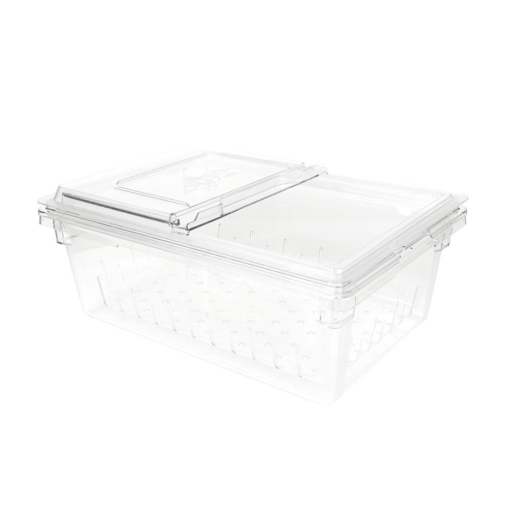 Cambro 18268CLRKIT135 Camwear Colander/Storage Box Kit - Full Size, 8"D ...