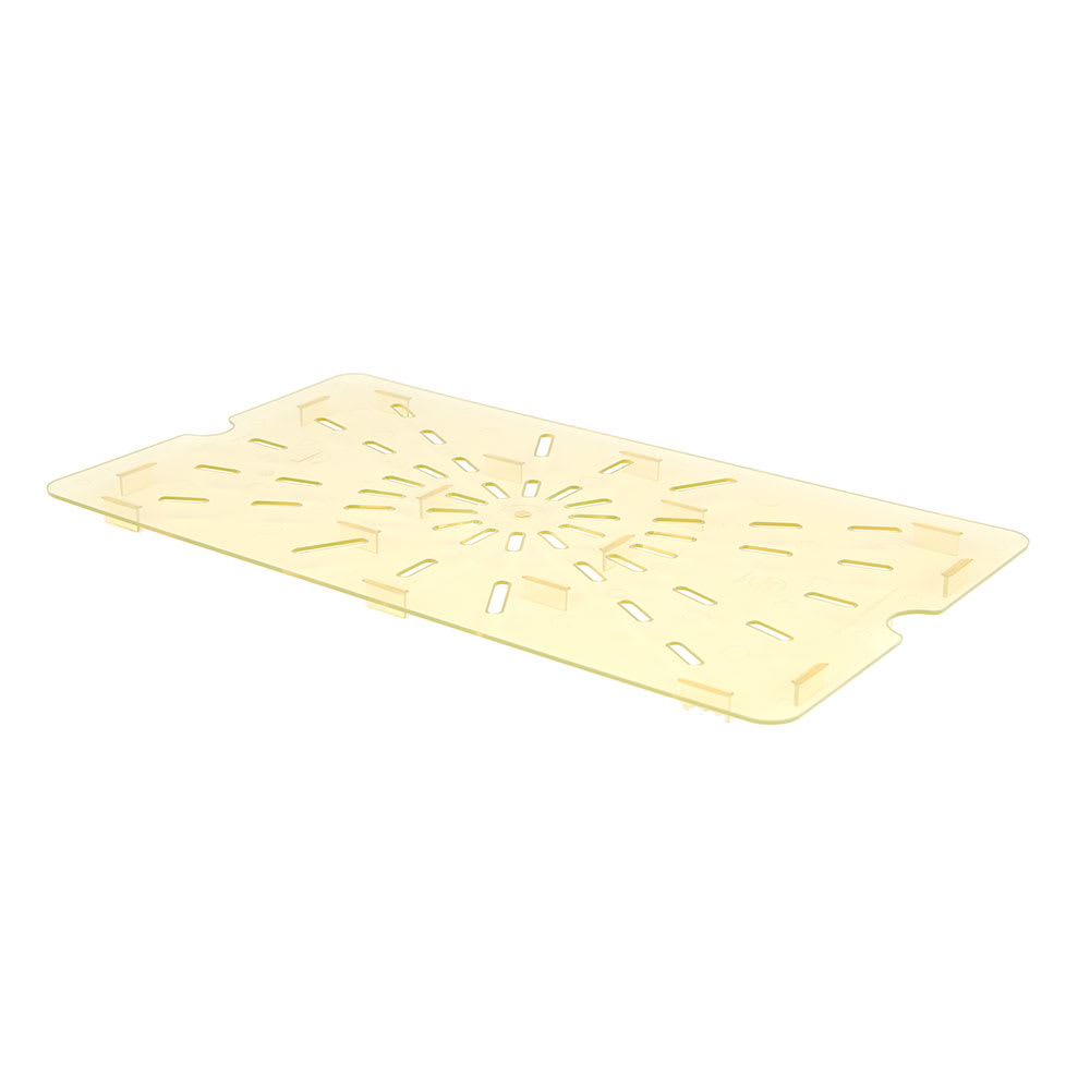 Cambro 10HPD150 H-Pan Drain Shelf - Full-Size, Amber