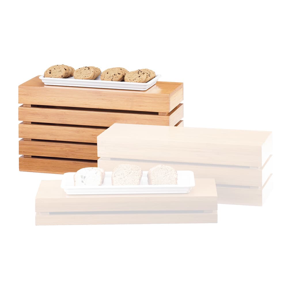 Cal-Mil 1943-11-60 Rectangle Crate Riser - 20x7x11" Bamboo
