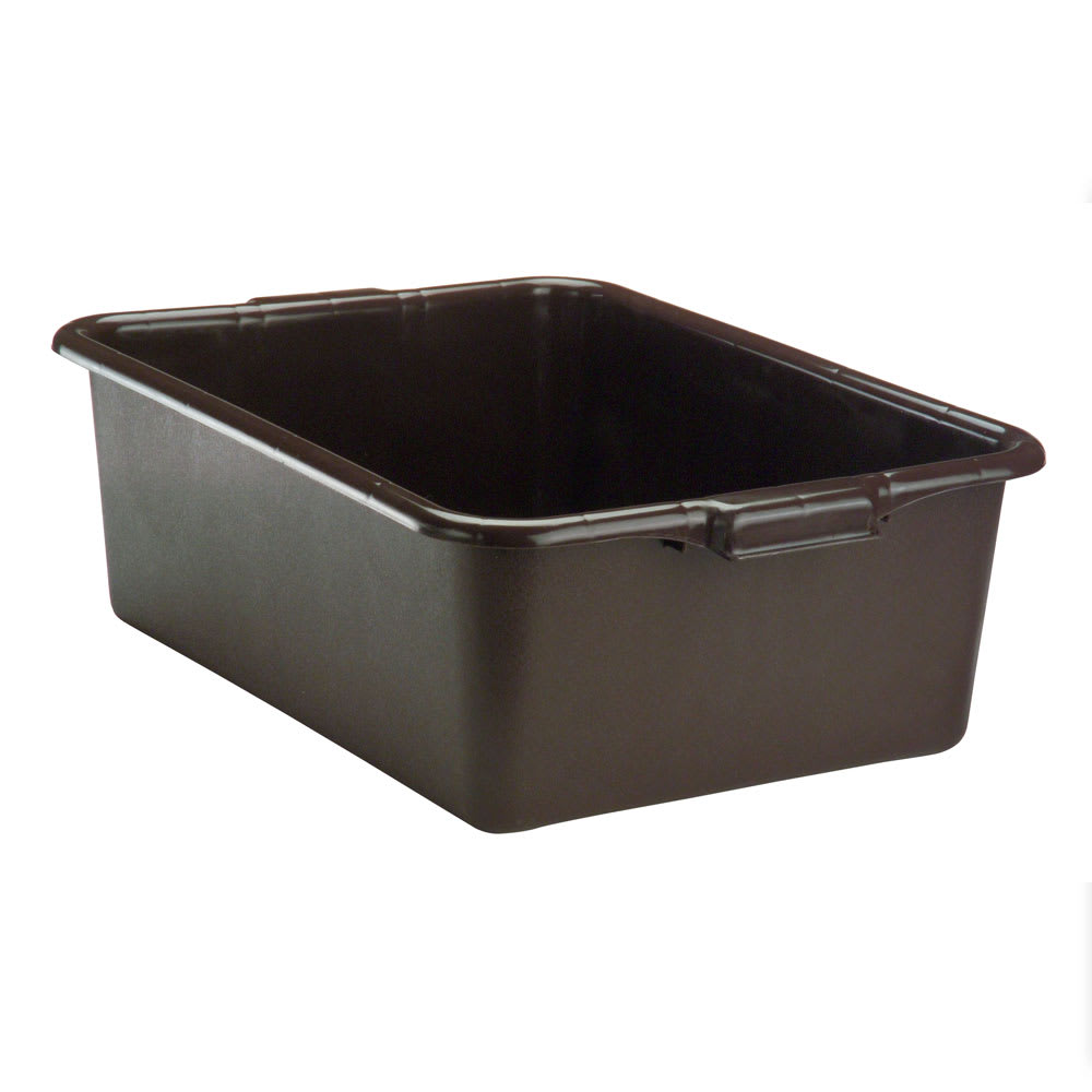 Vollrath 1527B-01 Traex® Bus Box - 15 1/2" x 21 3/4" x 7", Chocolate