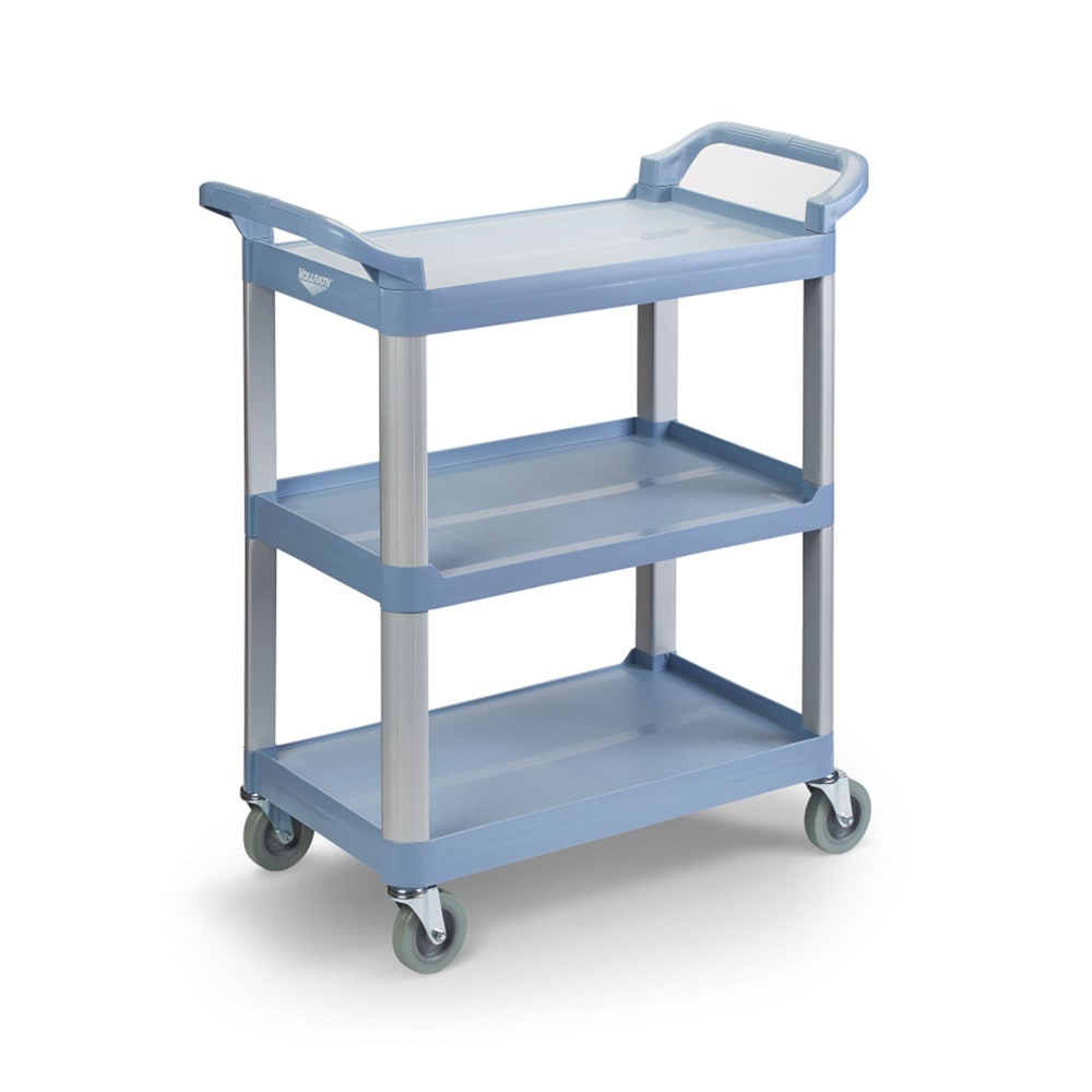 Vollrath 97005 3 Level Polymer Utility Cart w/ 300 lb Capacity, Raised ...