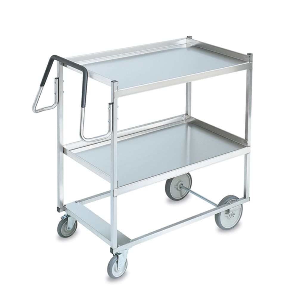 Vollrath 97200 2 Level Stainless Utility Cart w/ 650 lb Capacity ...