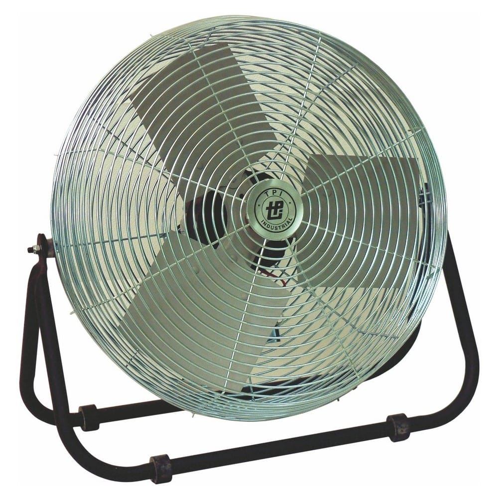 TPI F-12-TE 12" Industrial Floor Fan w/ (3) Speeds - Steel, 120v