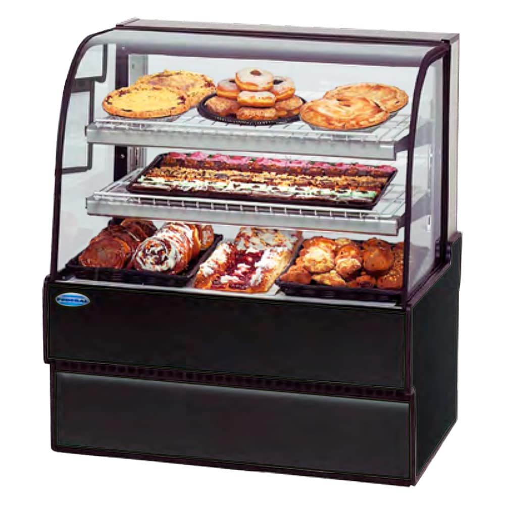 Federal CGD5042 50" Full Service Bakery Case w/ Curved Glass - (3 ...