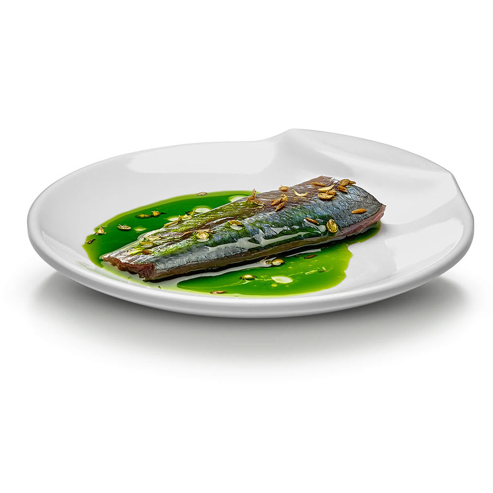 Rosseto 5" Round Melamine Cocktail Dish, White (MEL003)