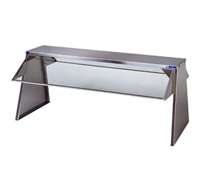 Duke 639-1SN Buffet Shelf w/ 1 Tempered Glass Guard, 2 Section, 10" x ...