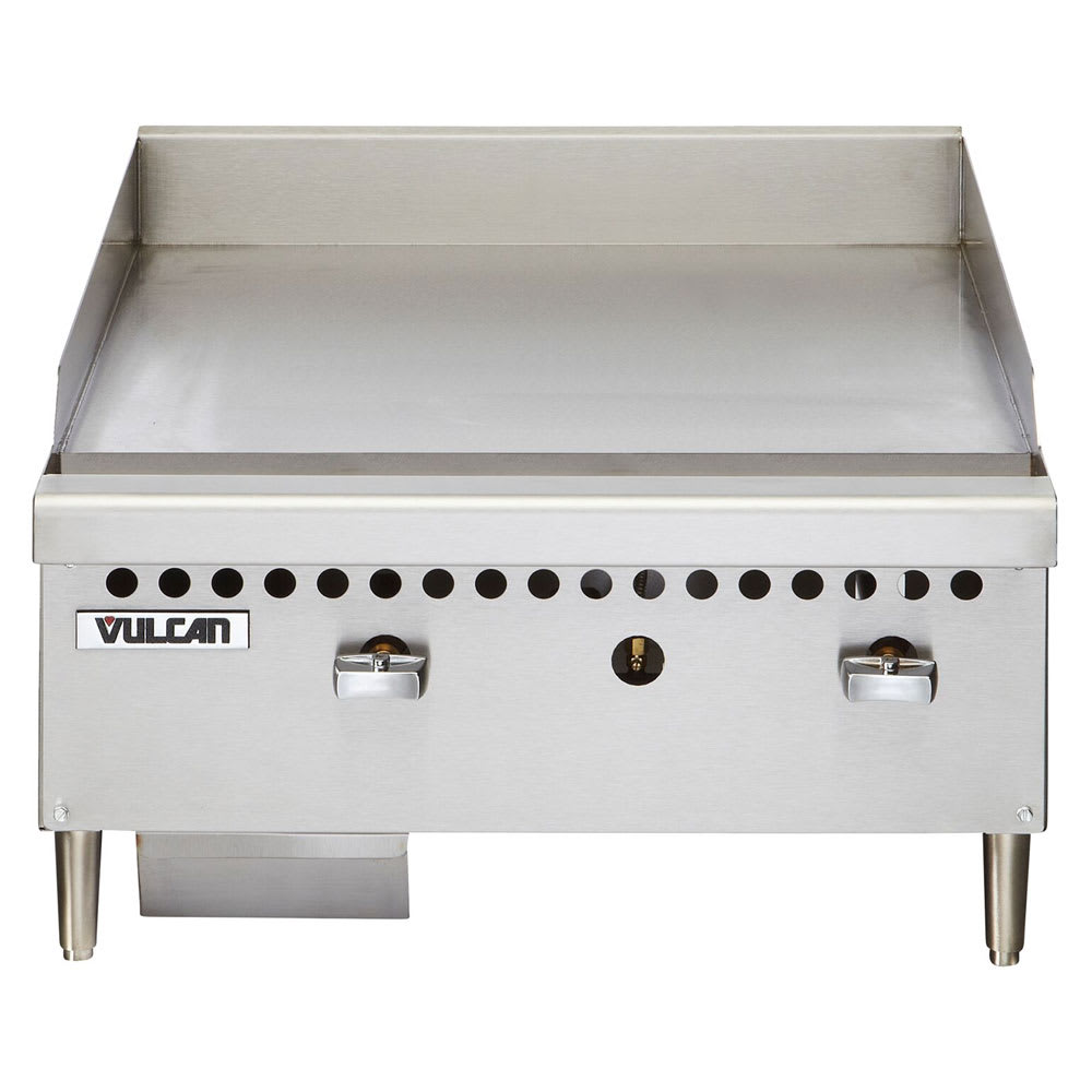 Vulcan VCRG24-M 24" Gas Griddle w/ Manual Controls - 1" Steel Plate ...