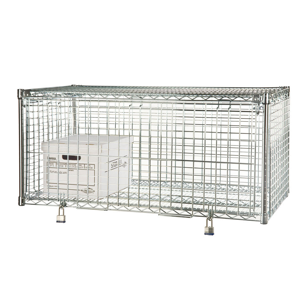 Focus FSECM2448CH 48" Security Cage Module - 24"W, Chromate