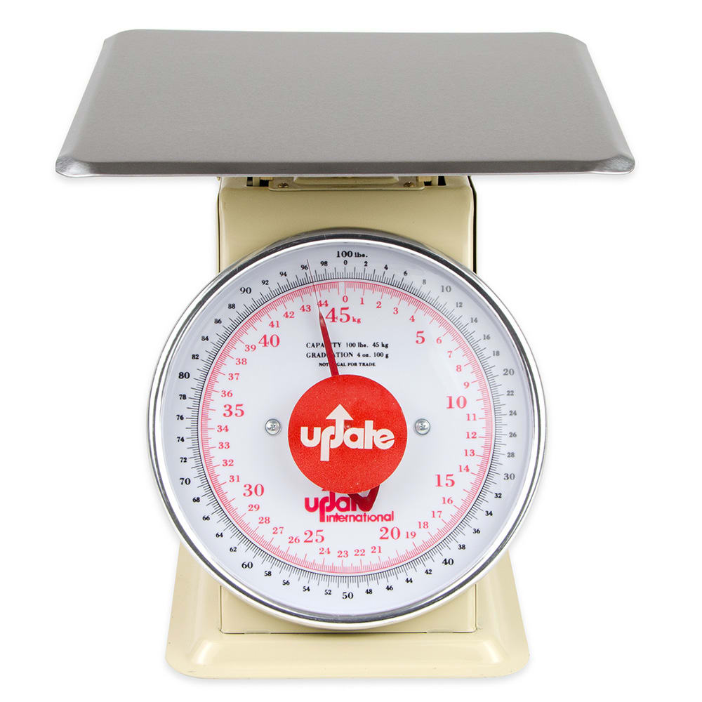 Update UP-9100 9" Fixed Dial Scale - 100 lb Capacity, 4 oz Graduations