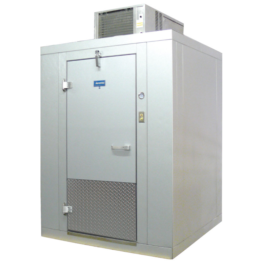 Arctic 6' x 6' Indoor Walk-In Cooler w/ Top-Mounted Compressor - No ...