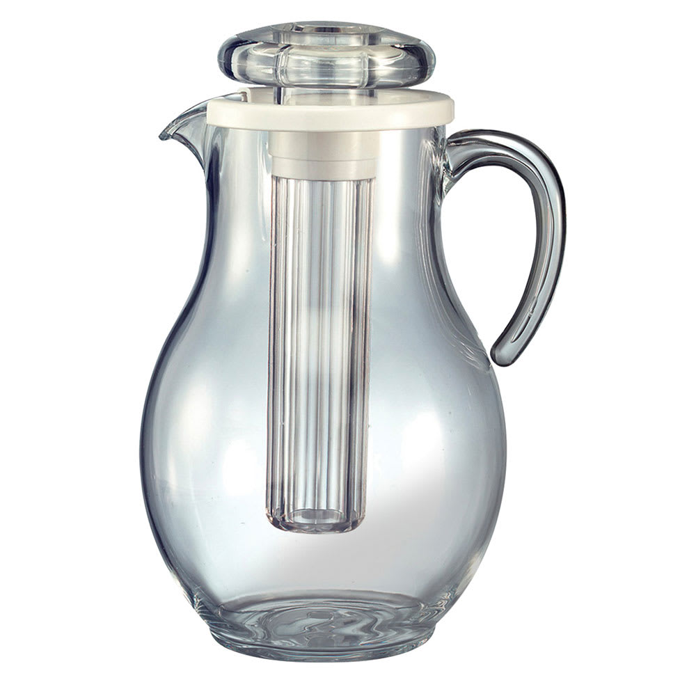 Service Ideas 3.3-liter Water Pitcher w/ Smooth Surface, Clear Acrylic ...