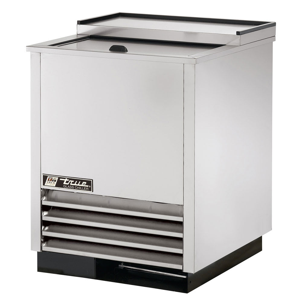 True T-24-GC-S-HC 1 Section Glass Chiller w/ 90 Mug Capacity, Stainless ...
