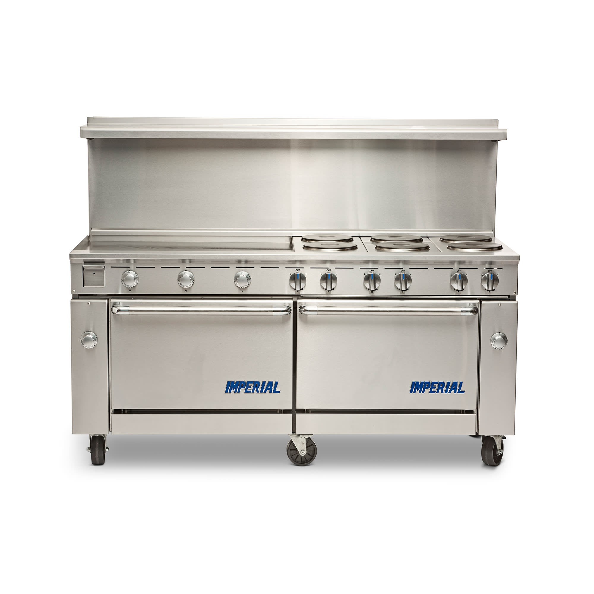 Imperial IR-12-E-CC 72" 12 Sealed Element Electric Range, 240v/1ph