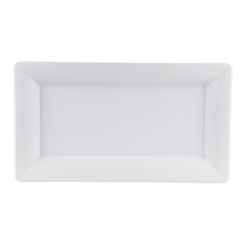 GET Rectangular Display Tray, 12" x 21", Melamine, White (ML-110-W)