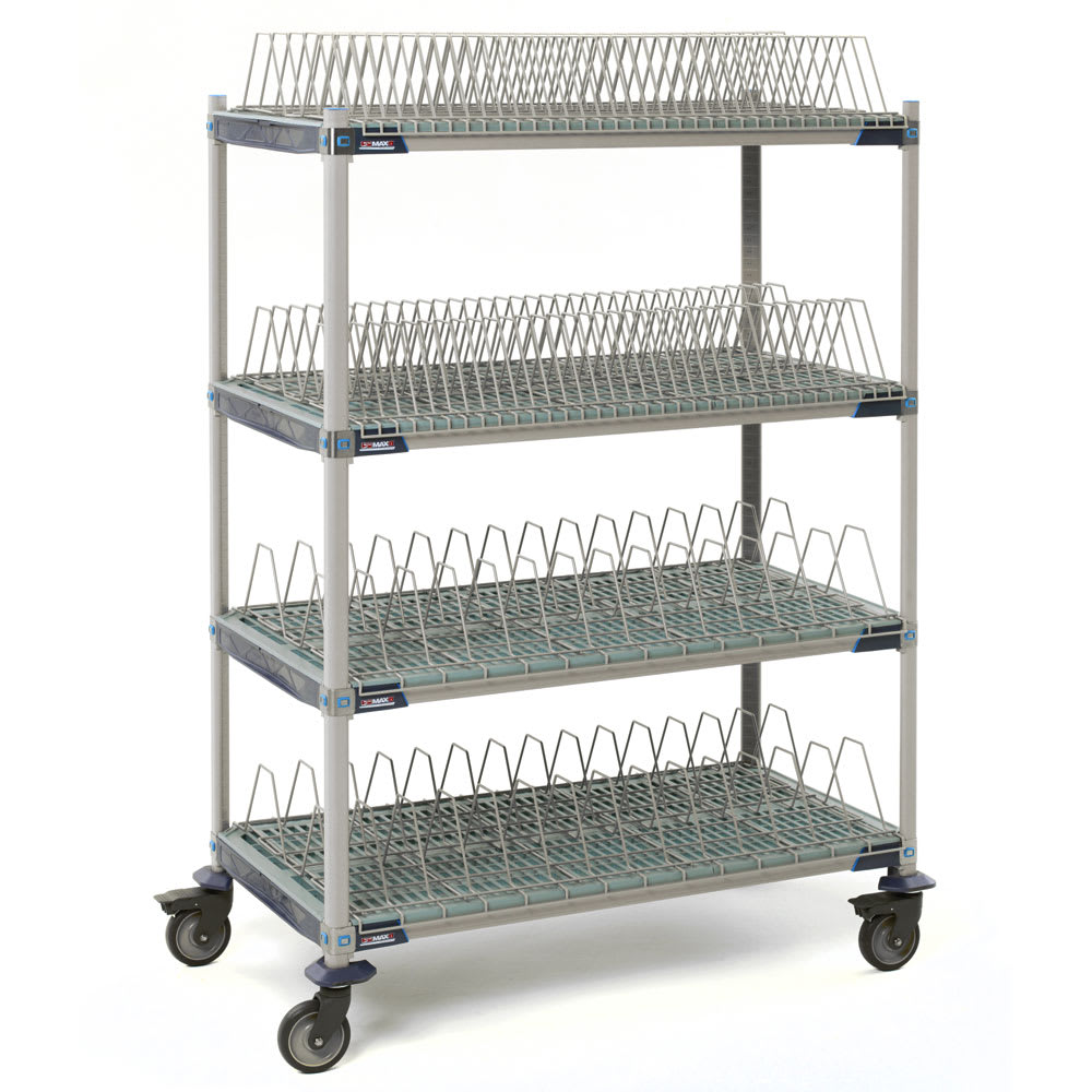 Metro PR48VX4 4 Level Mobile Drying Rack for Trays