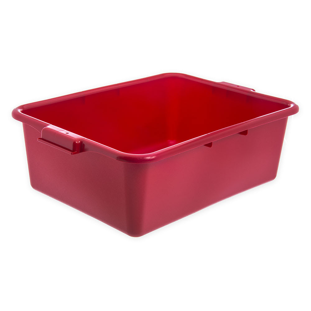Carlisle Comfort Curve™ Bus Box - 20" x 15" x 7", Red (N4401105)