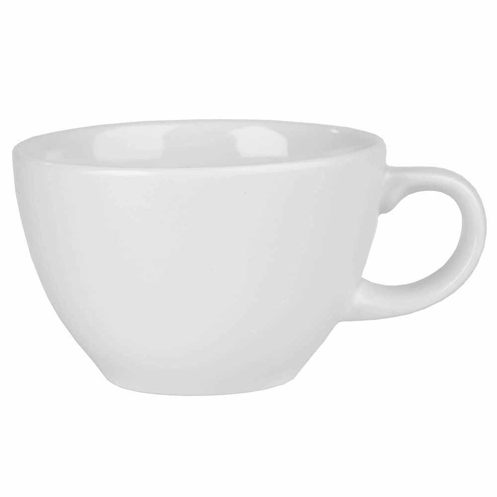 Churchill 8 oz Profile Tea Cup - Ceramic, White (WHVT81)