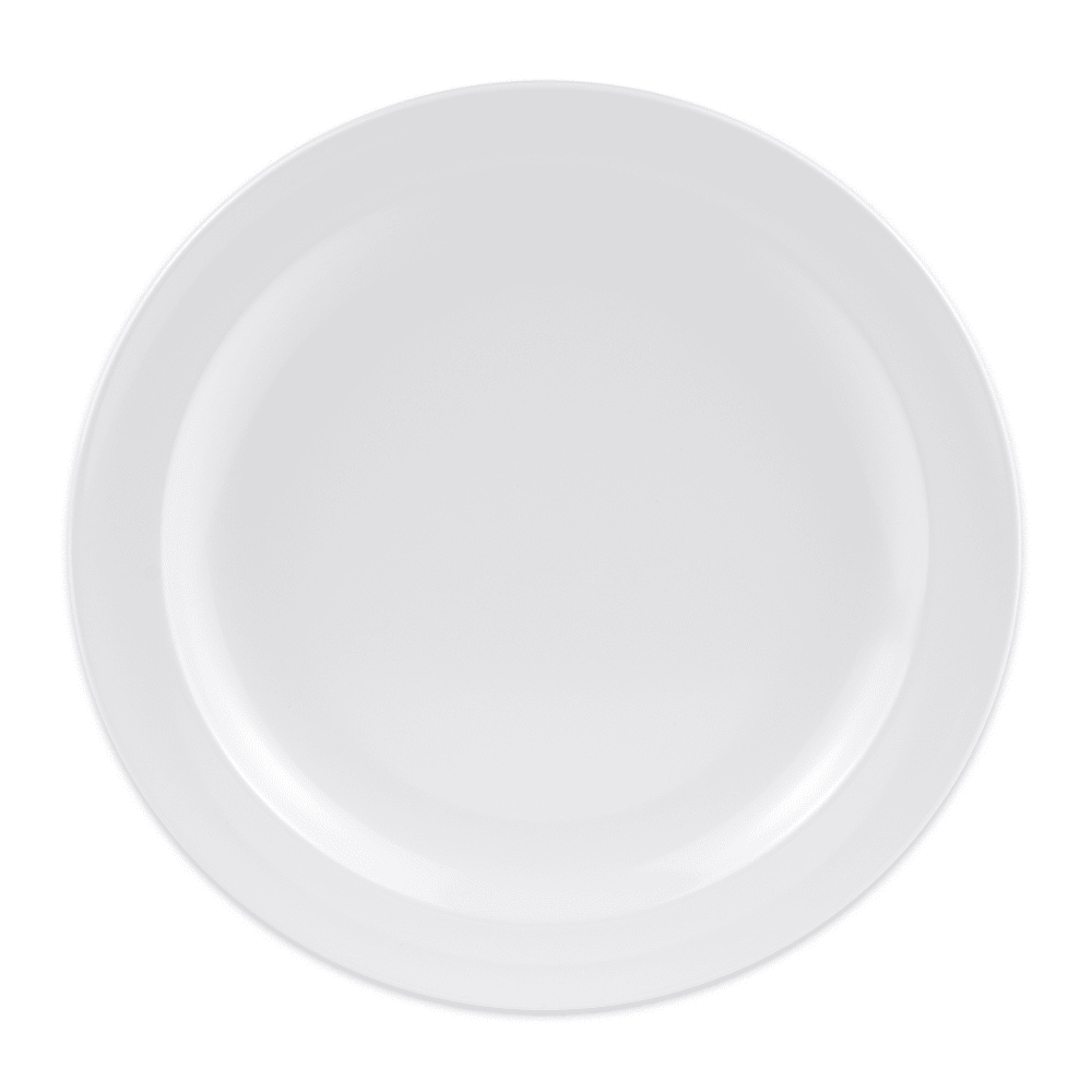 GET 7 1/4" Round Melamine Dessert Plate, White (DP-507-W)