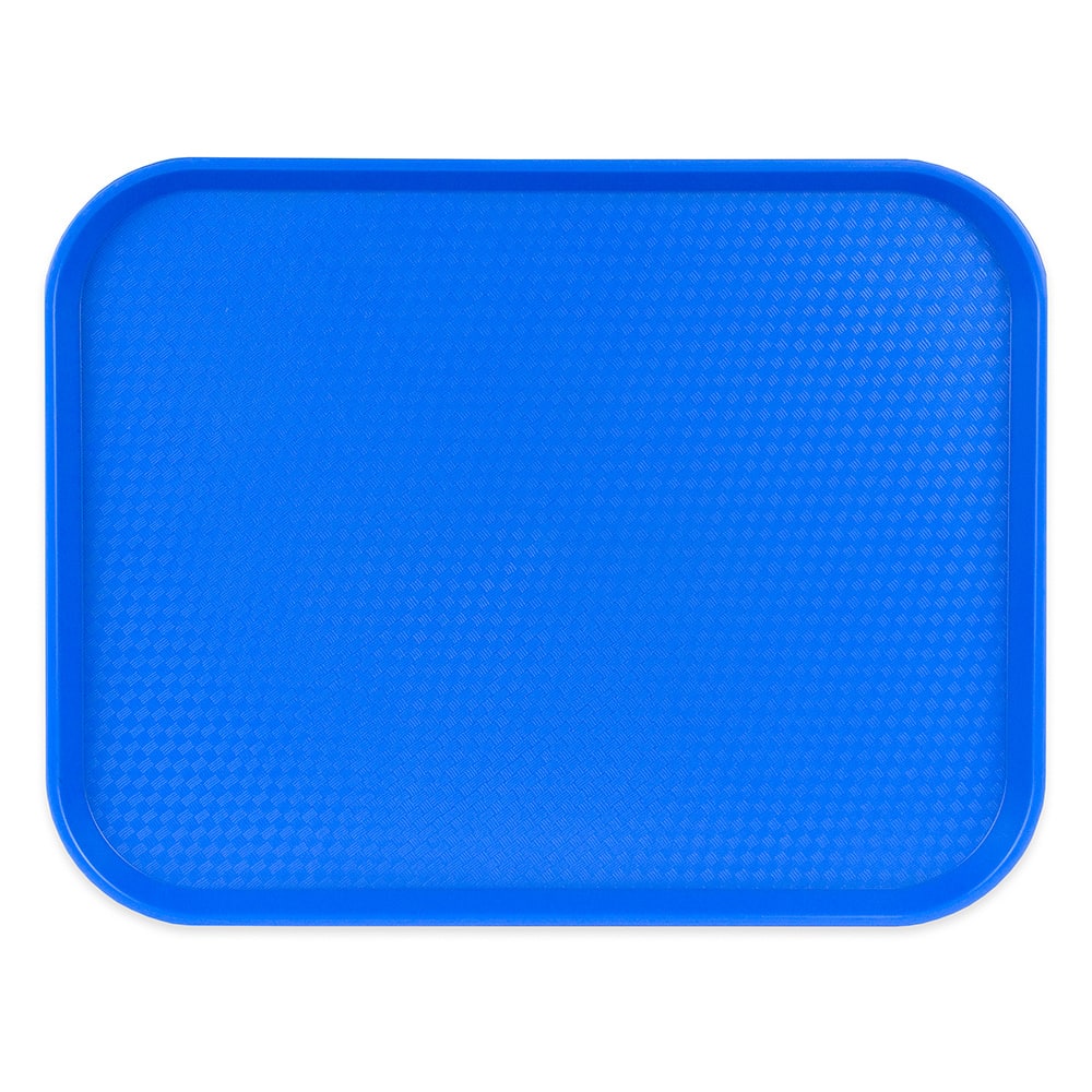 Cambro 1418FF168 Plastic Fast Food Tray - 17 3/4"L x 13 4/5"W, Blue