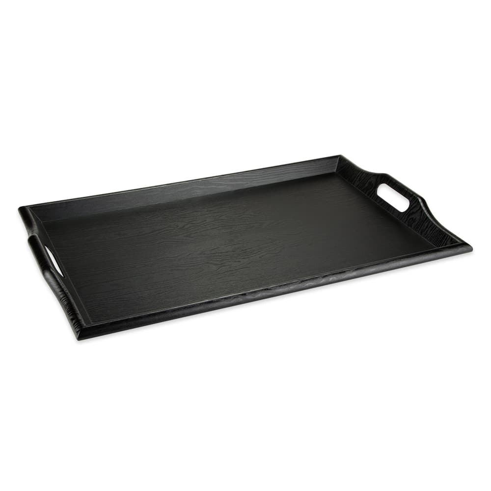 GET Rectangular Room Service Tray, 25" x 16", Plastic, Black (RST-2517 ...