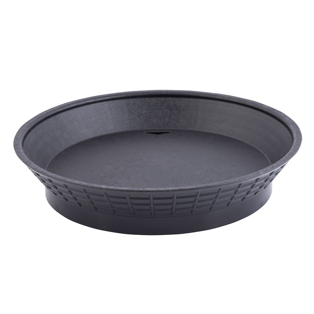 Tablecraft 157510BK 10 1/2" Round Platter Basket w/ Base, Polypropylene ...