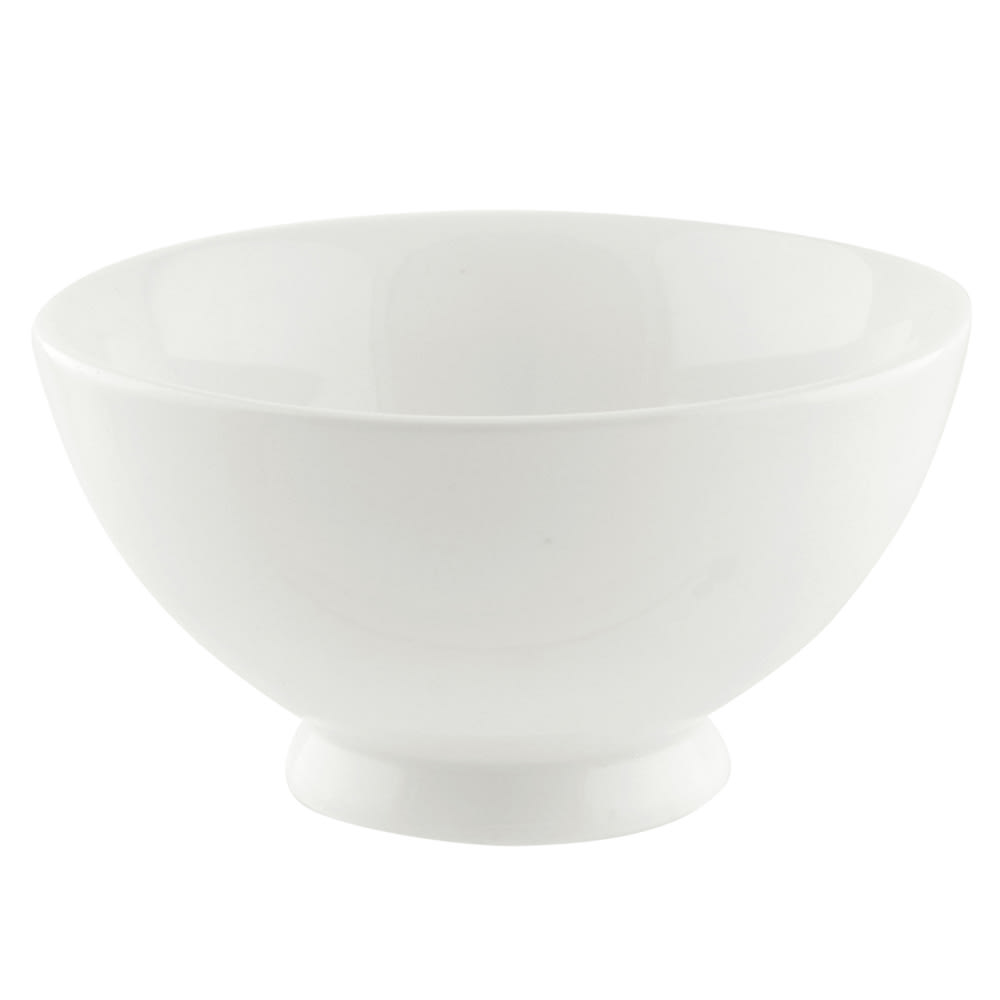10 Strawberry Street 9 oz Round Rice Bowl - Porcelain, White (WTR-5FTDBWL)