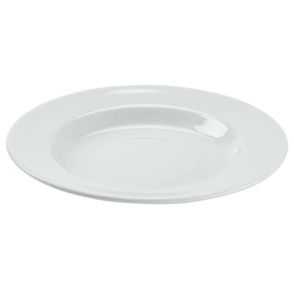 Tuxton ALD-120 18 1/2 oz Round Alaska Pasta Bowl - Ceramic, Porcelain White